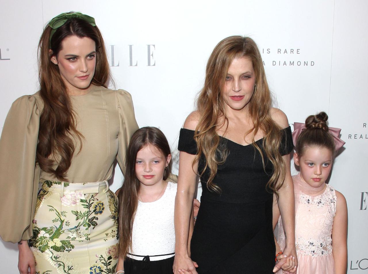 Lisa Marie Presley's Daughter Harper, 14, Makes Rare Outing With Dad