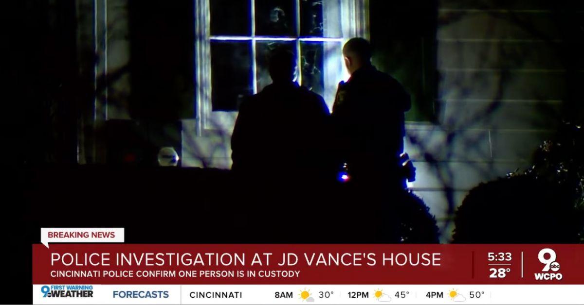 J.D. Vance's Ohio Home Vandalized With Hammer During Attempted Break-In