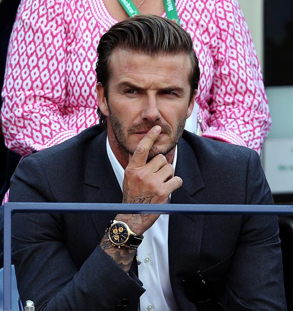 OK! Quick Pics: Rihanna's Blue Lips, David Beckham Studies Tennis, and ...