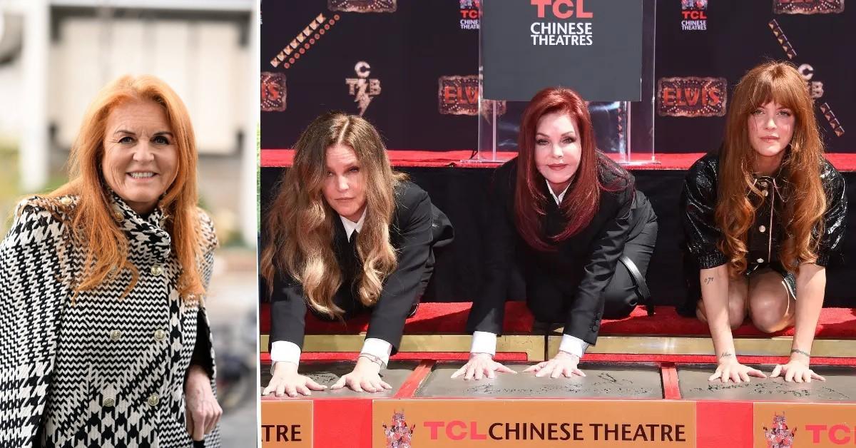 Sarah Ferguson Trying To Heal Feud Between Priscilla Presley & Riley