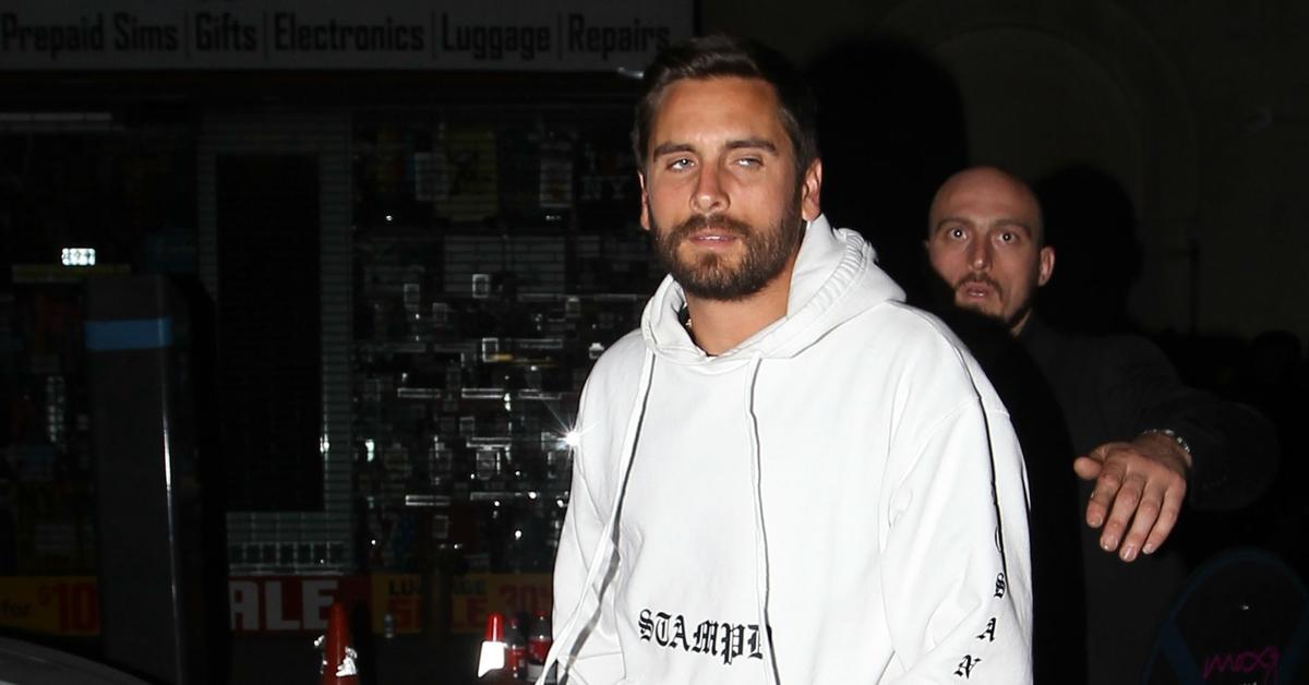 Scott Disick Partying New York Fashion Week Rihanna Photos