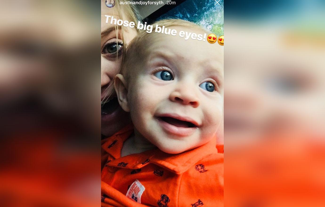 Joy-Anna Duggar Shows Off Baby Gideon's Blue Eyes In This Precious Pic