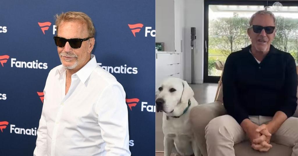 Kevin Costner 'Spoils' His Dog Bobby Like 'A Baby'