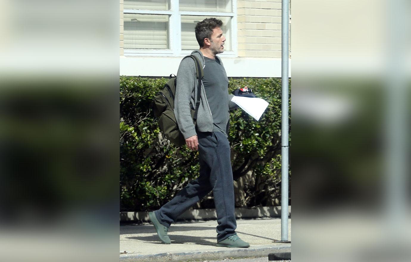 Ben Affleck Looks Scruffy & Disheveled As He Returns To Work After ...