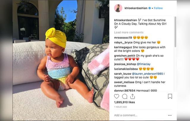 Khloe Kardashian Shares A New Photo Of True Thompson On Instagram