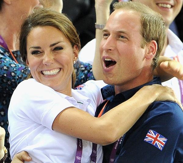 Prince William & Kate Middleton Hug it out During London Olympics Track ...