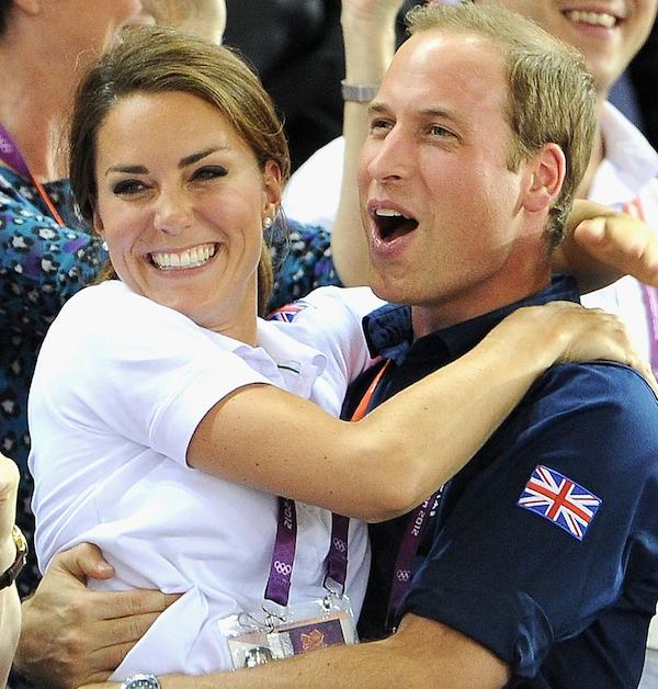 Prince William & Kate Middleton Hug it out During London Olympics Track ...