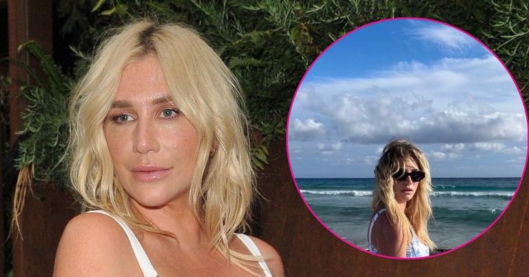 Kesha Stuns In Bathing Suit As She Soaks Up the Sun: Photos