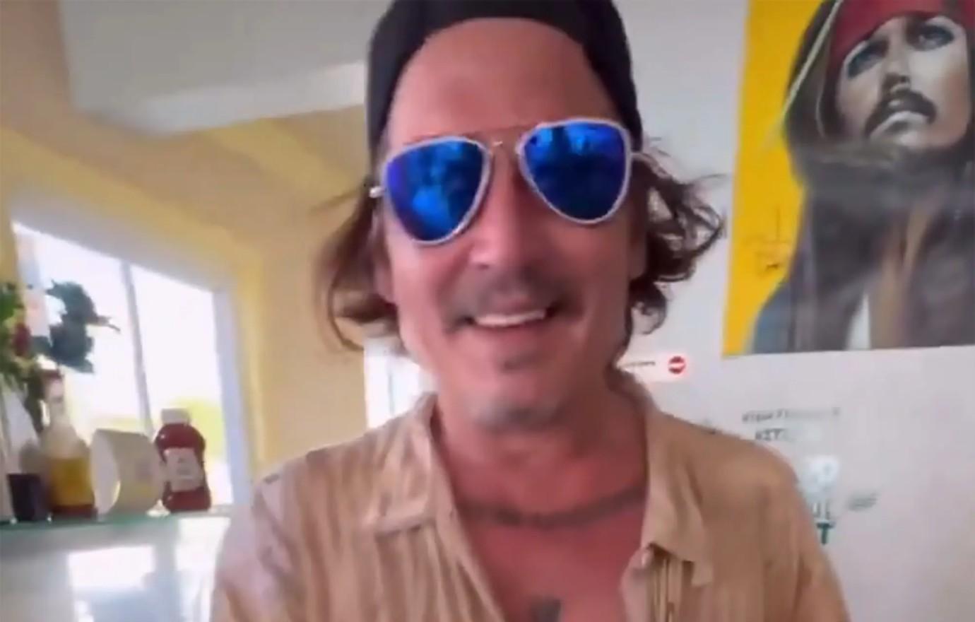 Johnny Depp Shows Off New Teeth In New Video