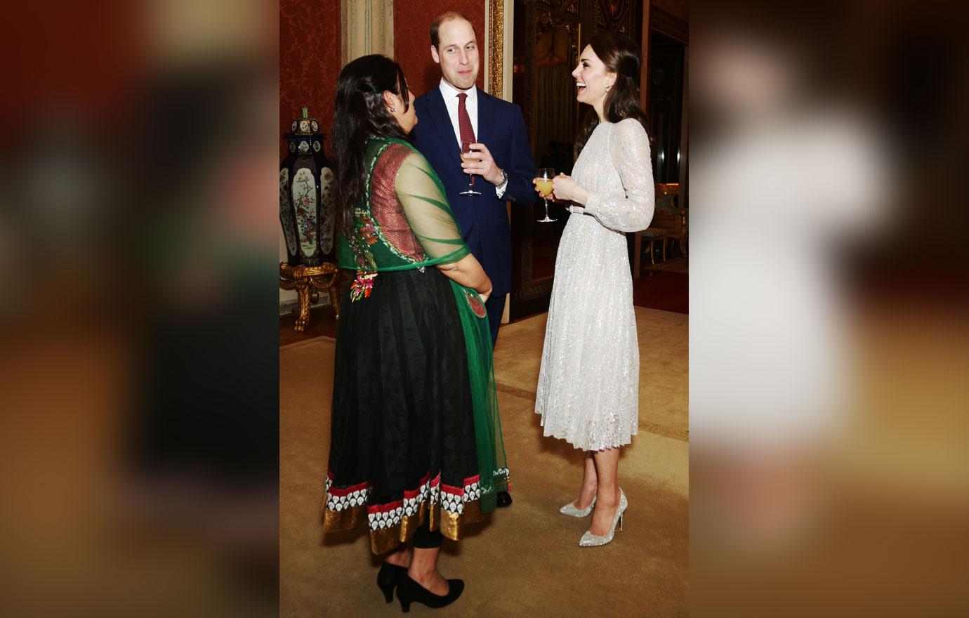 Kate Middleton Shows Off Tiny Waist At Buckingham Palace
