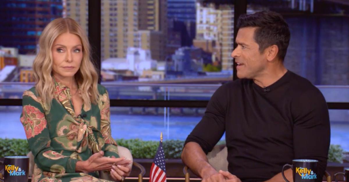 'Tired' Kelly Ripa Rolls Her Eyes At Mark Consuelos During 'Live'