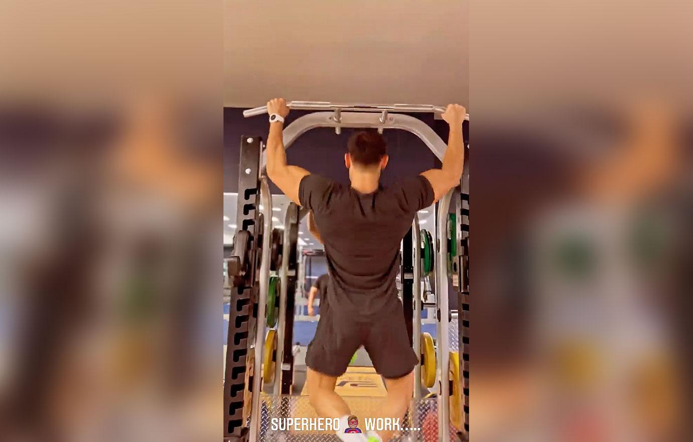 Britney Spears' Fiance Sam Asghari Flaunts Fit Physique At The Gym