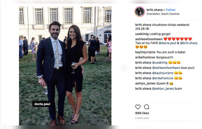 Matthew Davis' Fiancée Brittany Sharp Shows Off New Man On Instagram