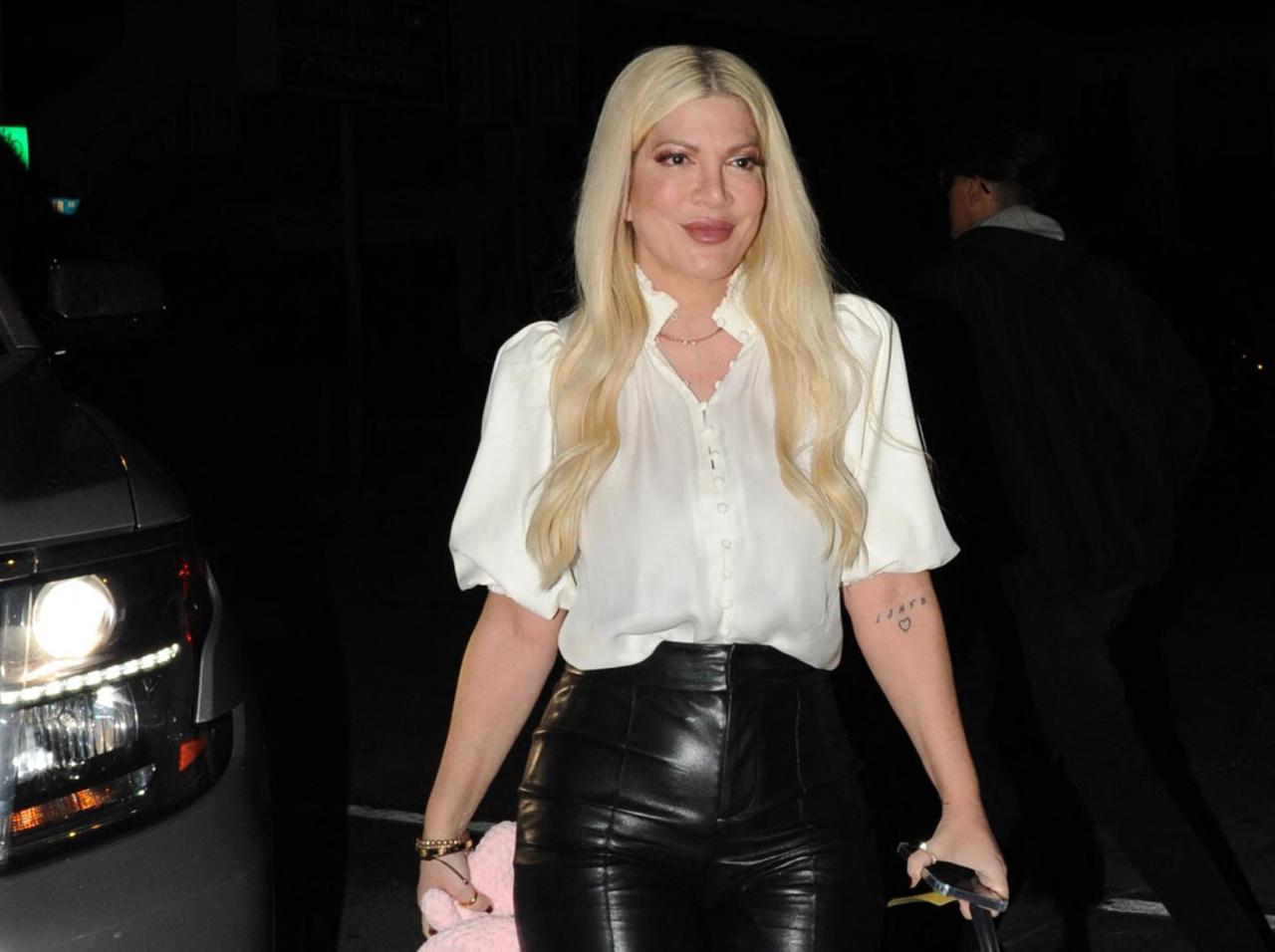 Tori Spelling Seen Crying After Tense Encounter With Ex Dean McDermott