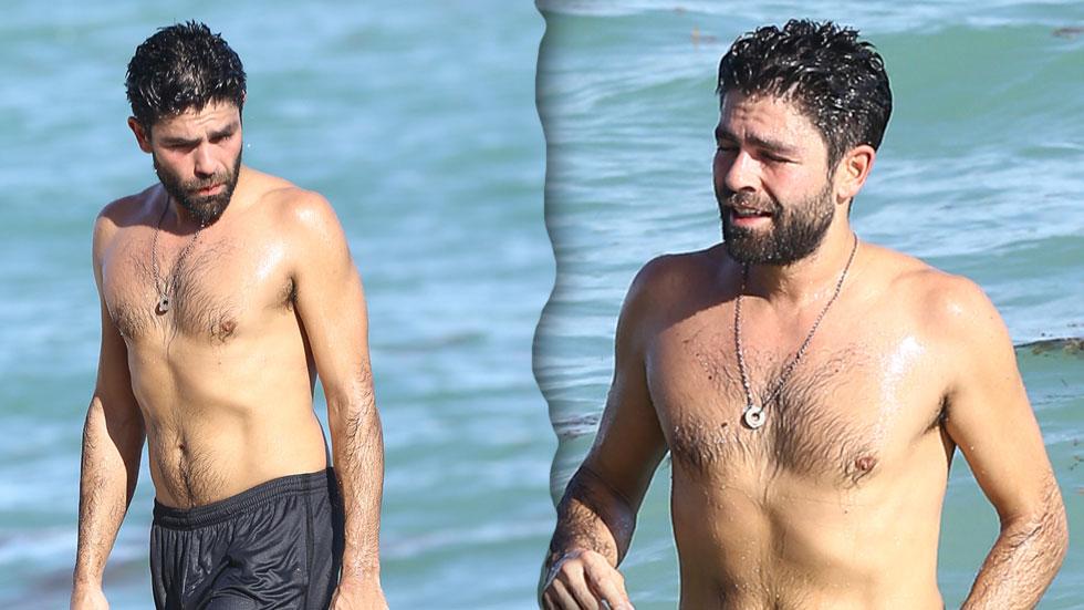 No Dad Bod Here! Adrian Grenier Is Shirtless In Miami