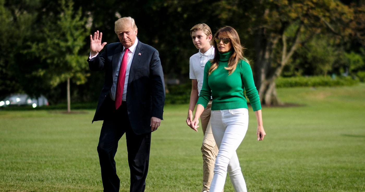 Melania Trump 'Excited' Donald Trump Can't Attend Barron's Graduation