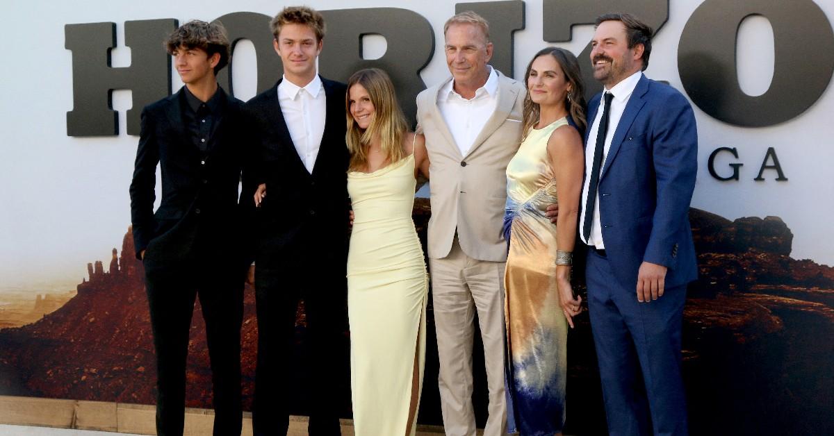 Kevin Costner Leaning On His Kids After Christine Baumgartner Split