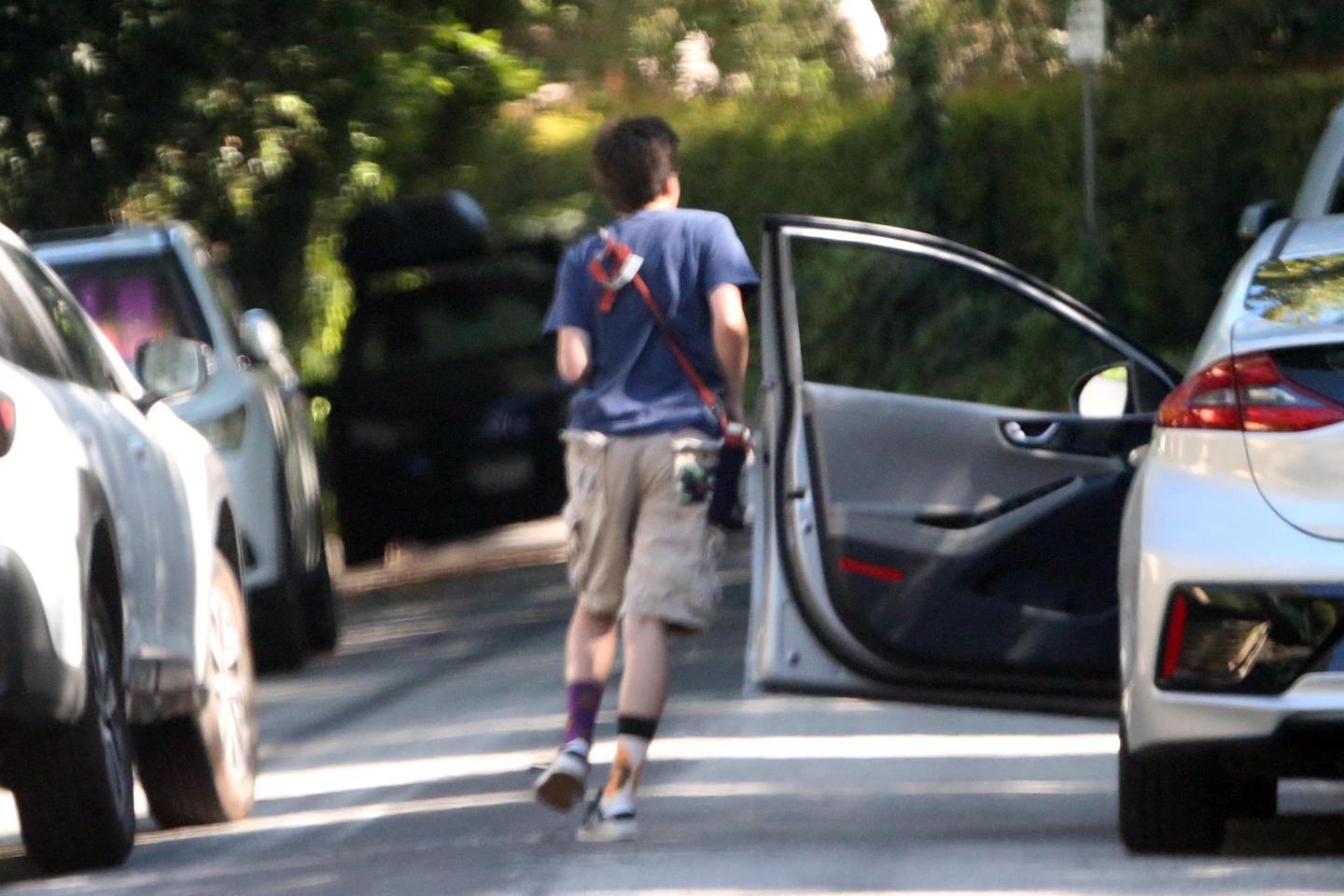 Ben Affleck's Middle Child Fin, 15, Takes Driving Lessons: Photos