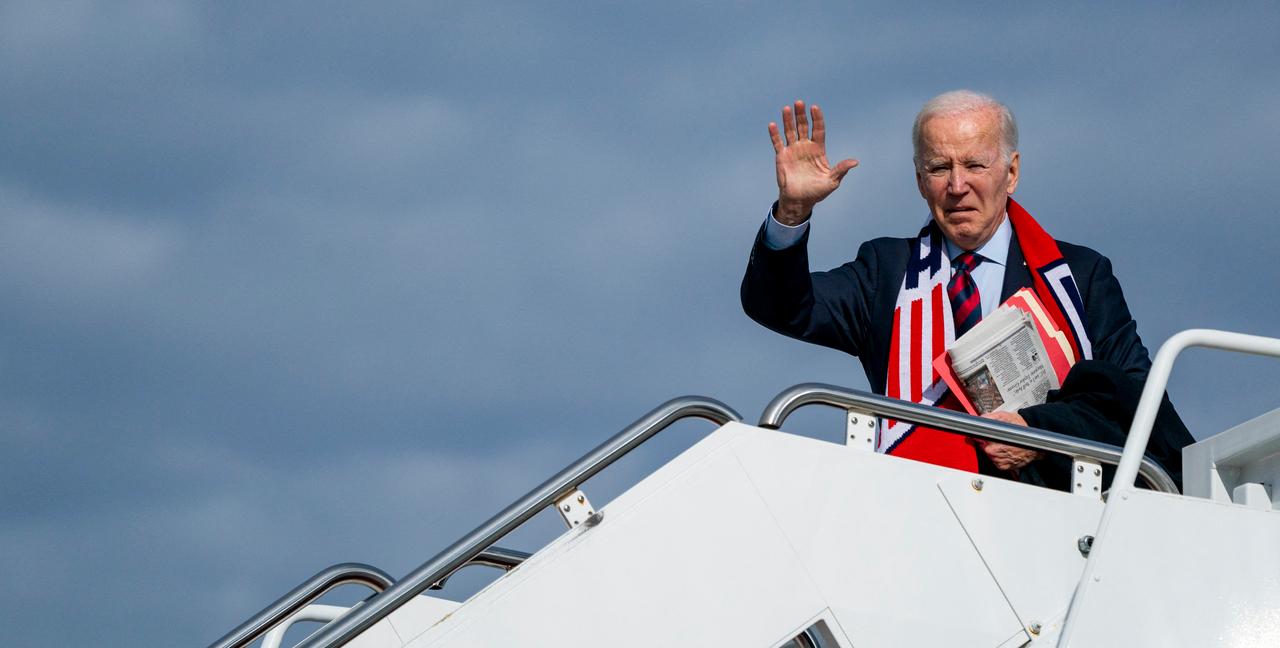 Joe Biden Almost Falls Down Stairs Of Air Force One