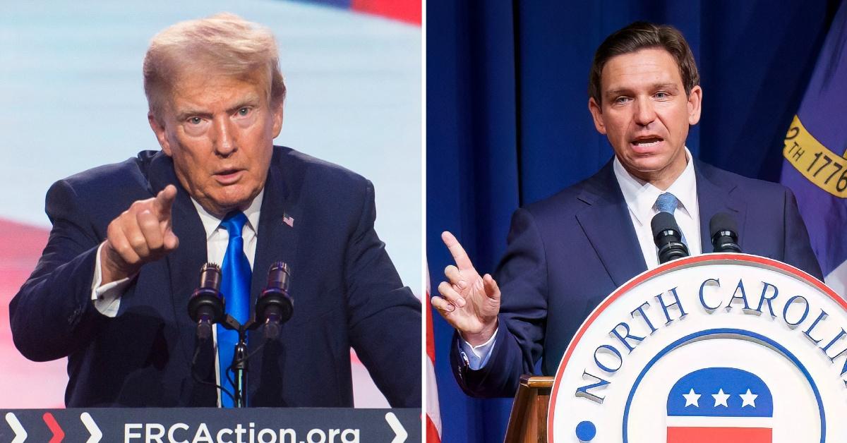 Donald Trump Thinks Ron DeSantis Wears Hidden Heels In His Shoes