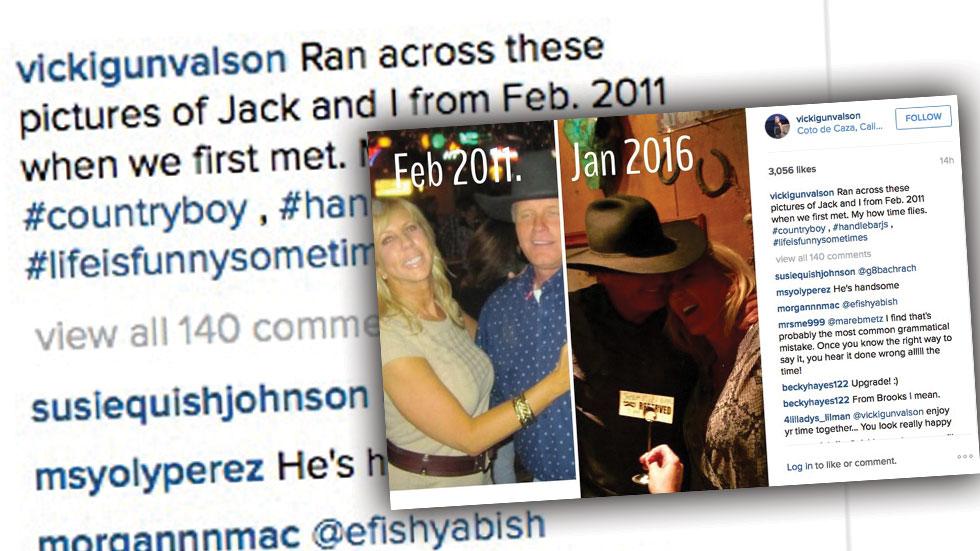 Vicki Gunvalson Cuddles With Her New Man Jack Losey In Throwback ...