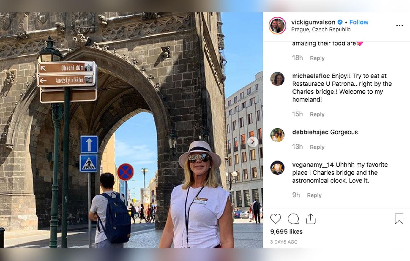 'RHOC': Vicki Gunvalson Wears Revealing Outfit During Prague Vacation