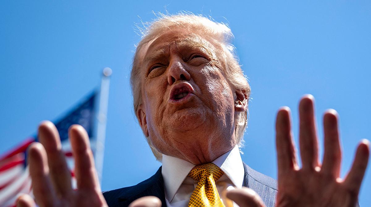 Donald Trump's 'Gnarly' Hands Emerge In China