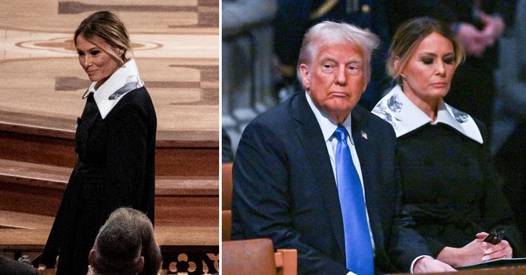 Melania Trump Mocked Over Outfit She Wore To Jimmy Carter's Funeral