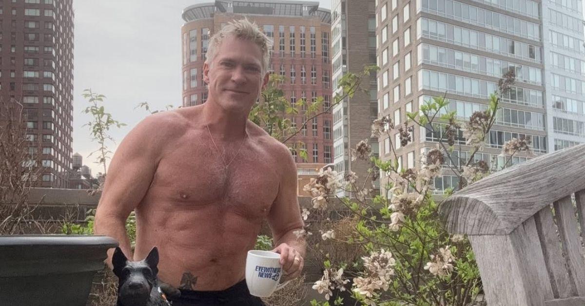 GMA's Sam Champion Flaunts Buff Body As He Leaves NYC Apartment