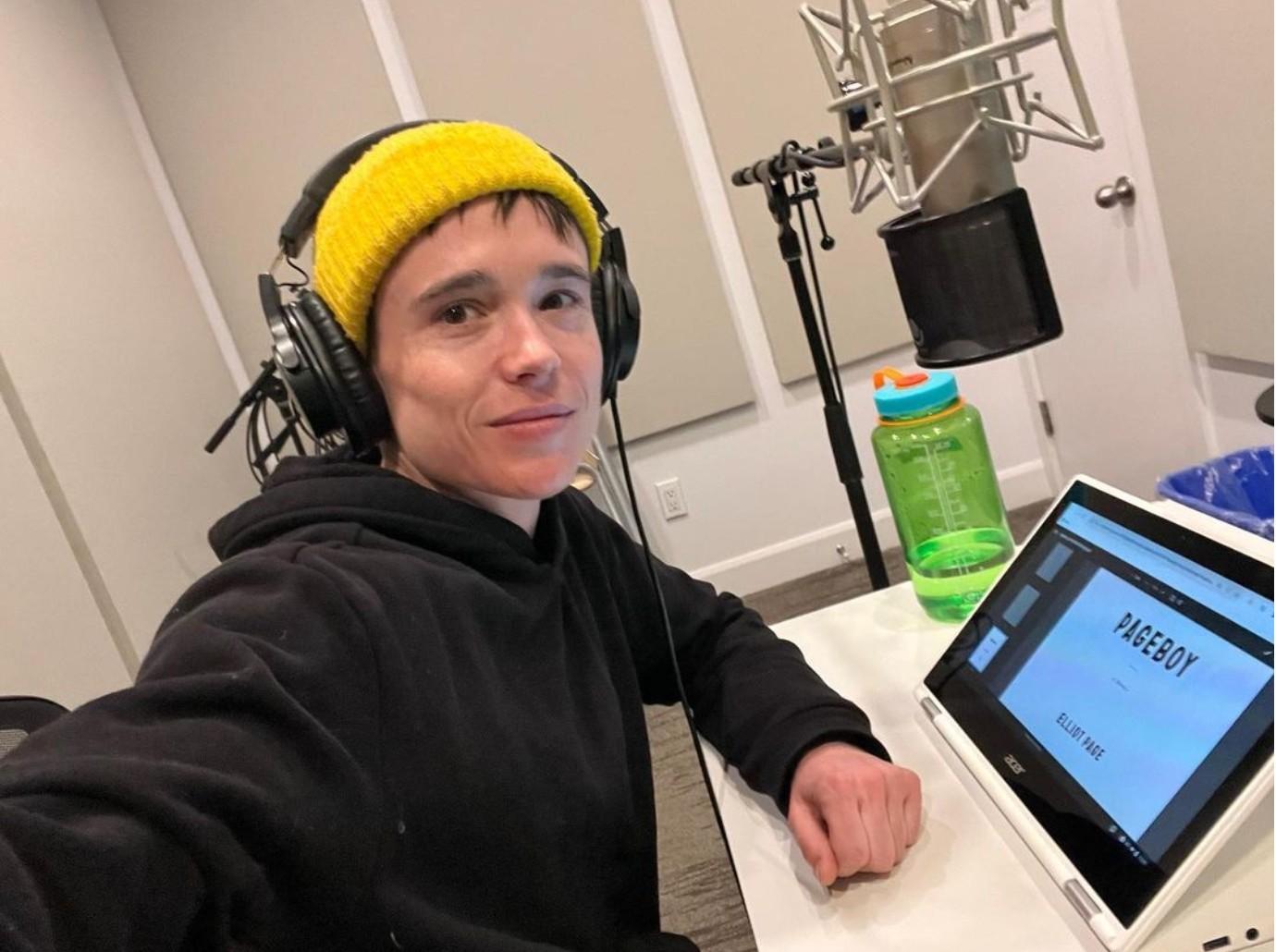 Elliot Page Proudly Shares Shirtless Photo After Transition & Surgery