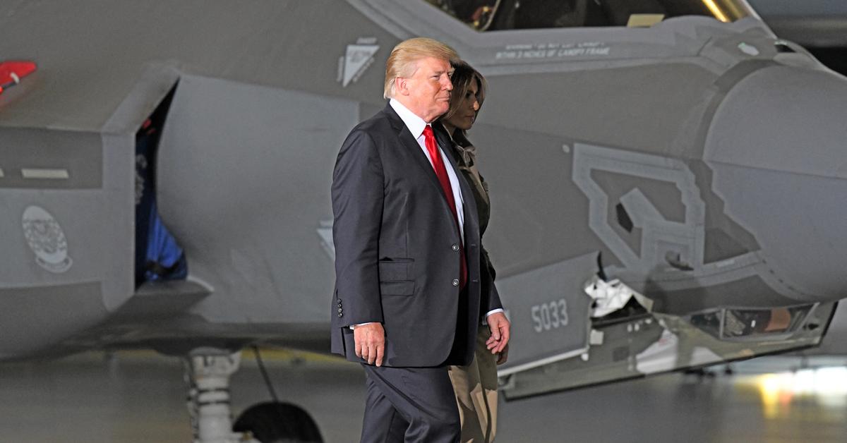 Donald Trump Called Out For Slowing Exiting His Private Plane: Watch