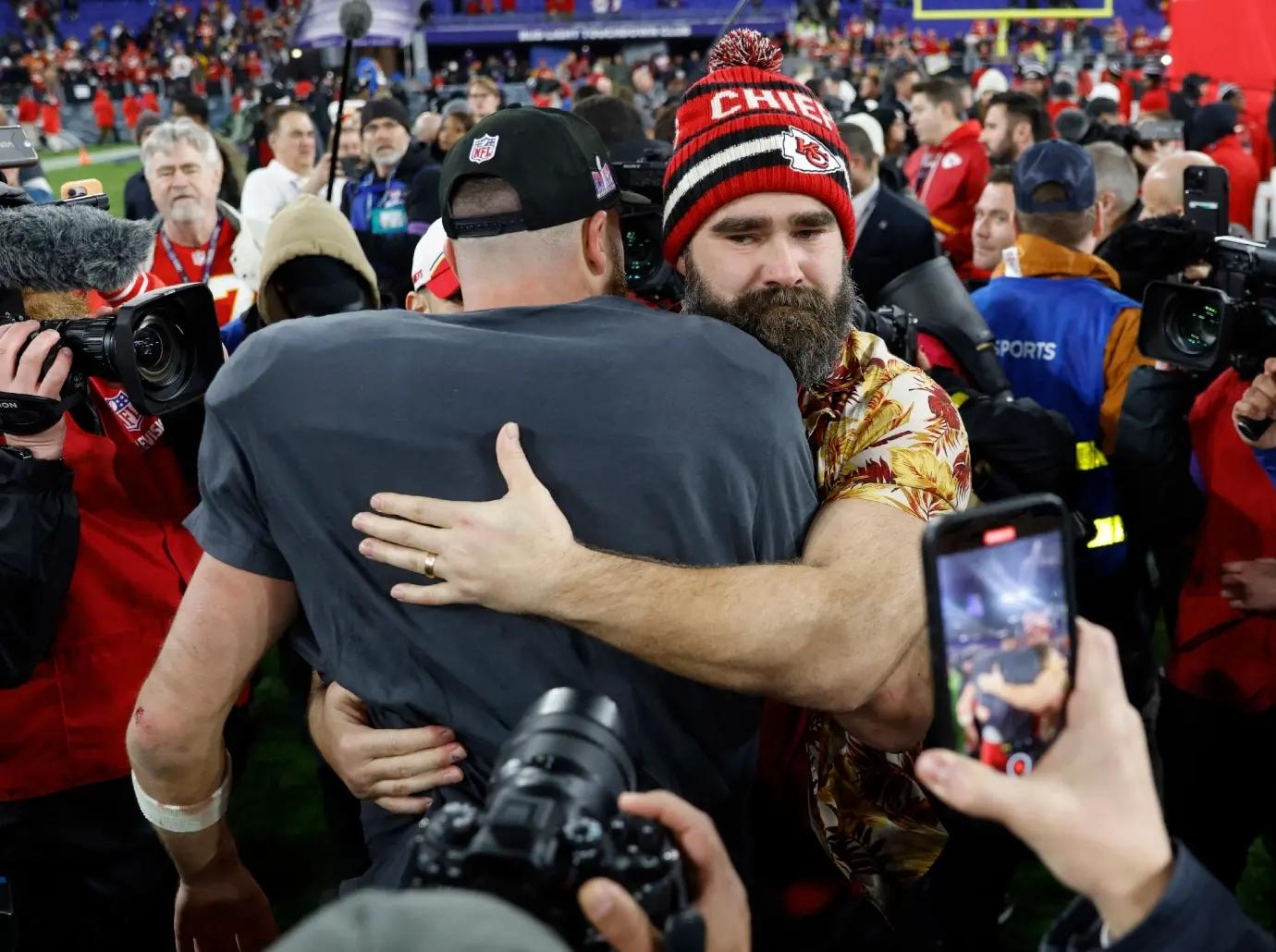Jason Kelce Says Travis Is In A 'Good Spot' Amid Taylor Swift Romance