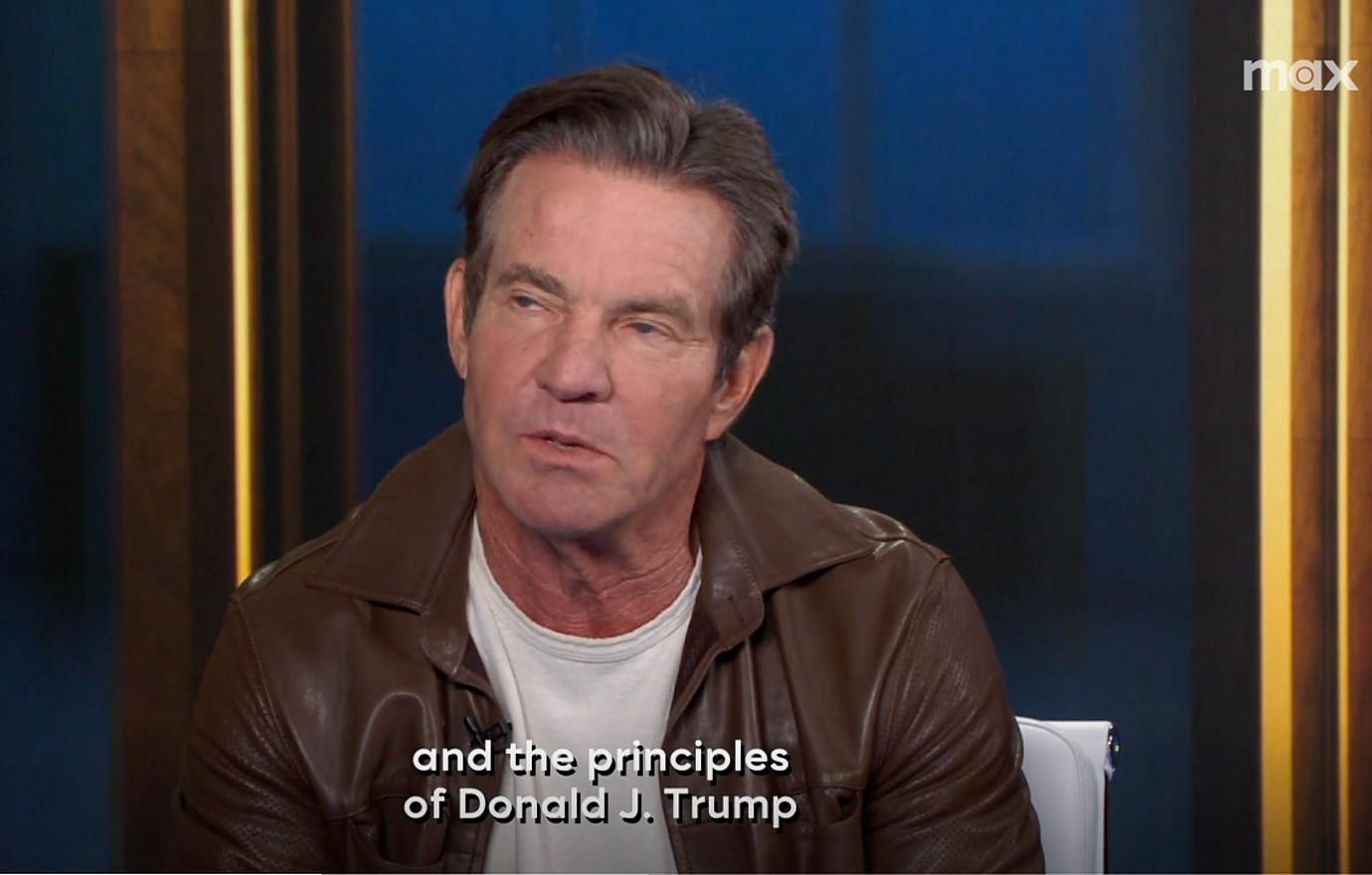 Dennis Quaid Grilled By Chris Wallace After Comparing Trump To Reagan
