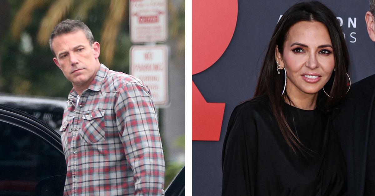 Ben Affleck Kisses Matt Damon's Wife Luciana Barroso On The Head