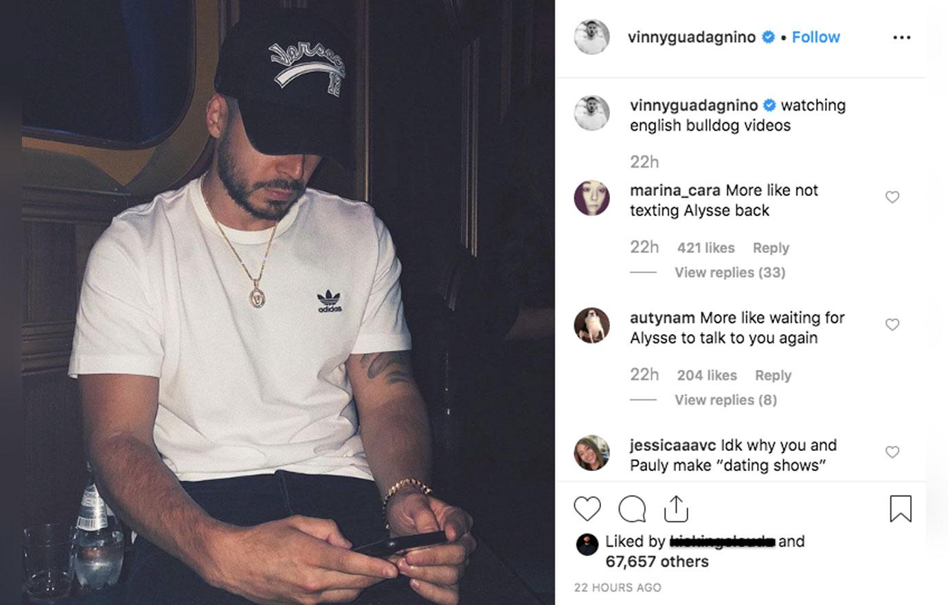 ‘Double Shot At Love’ Fans Troll Vinny Guadagnino For Split With Alysse