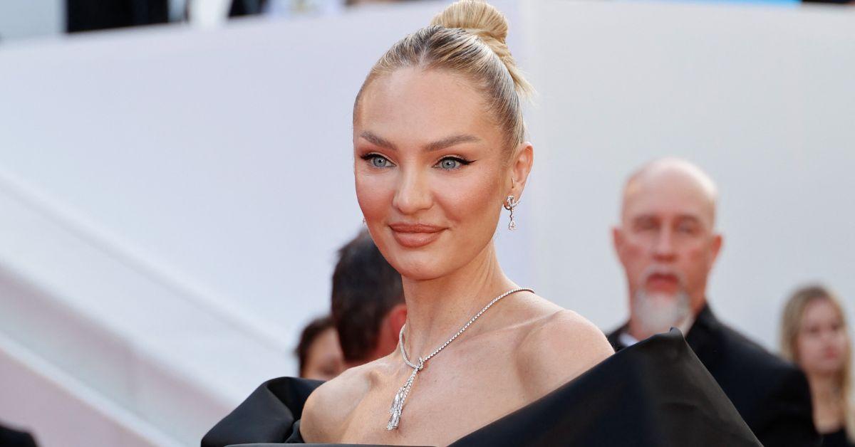 Model Candice Swanepoel Stuns In Itty Bitty Orange Bikini: Watch