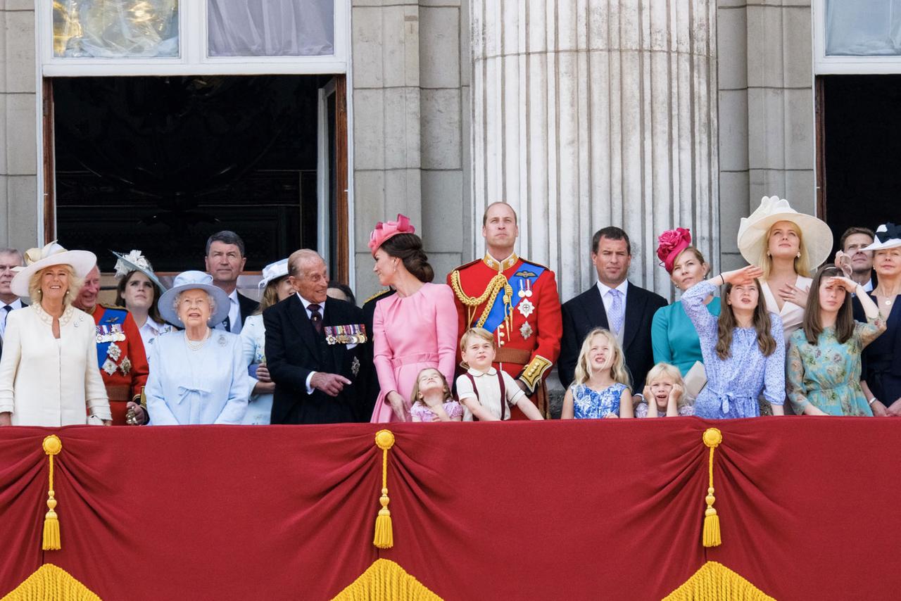 Prince George & Princess Charlotte At The Colour Parade
