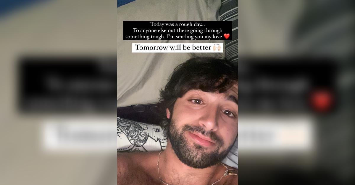 Sander Jennings Reveals He Is 'Going Through Something Tough'