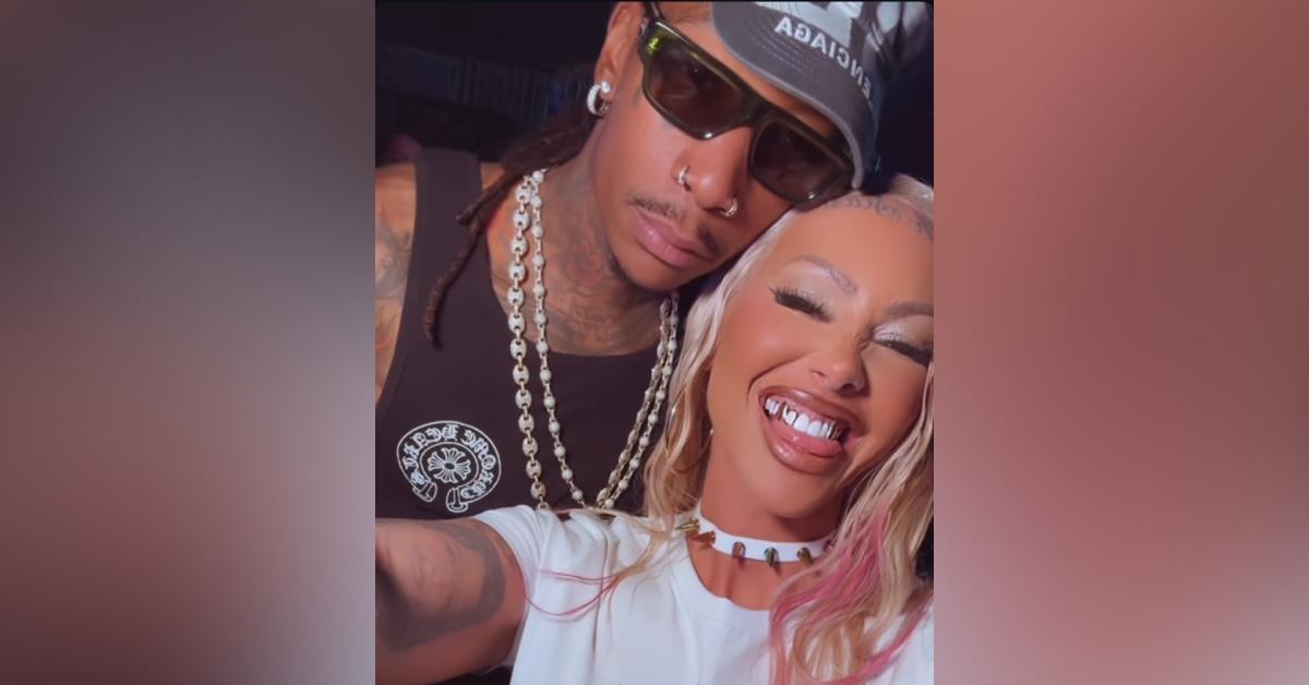 Amber Rose Looks Unrecognizable, Reunites With Ex Wiz Khalifa: Photos