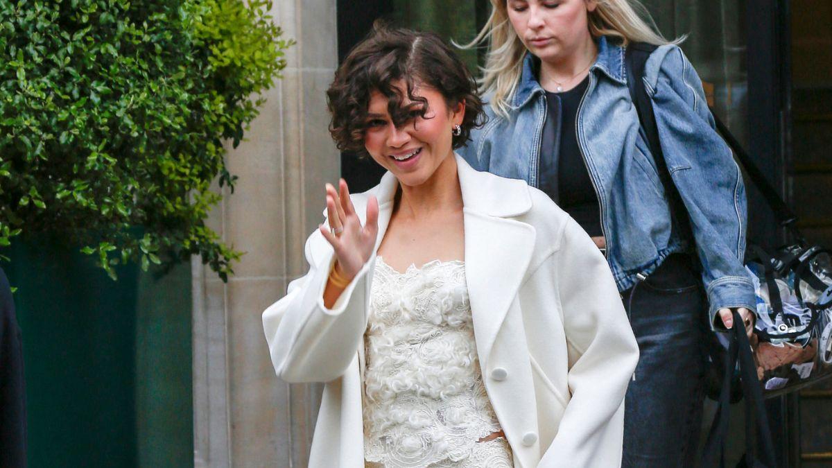 Zendaya's 'Bridal Dressing' Era Goes Viral At 'The Drama' In Paris