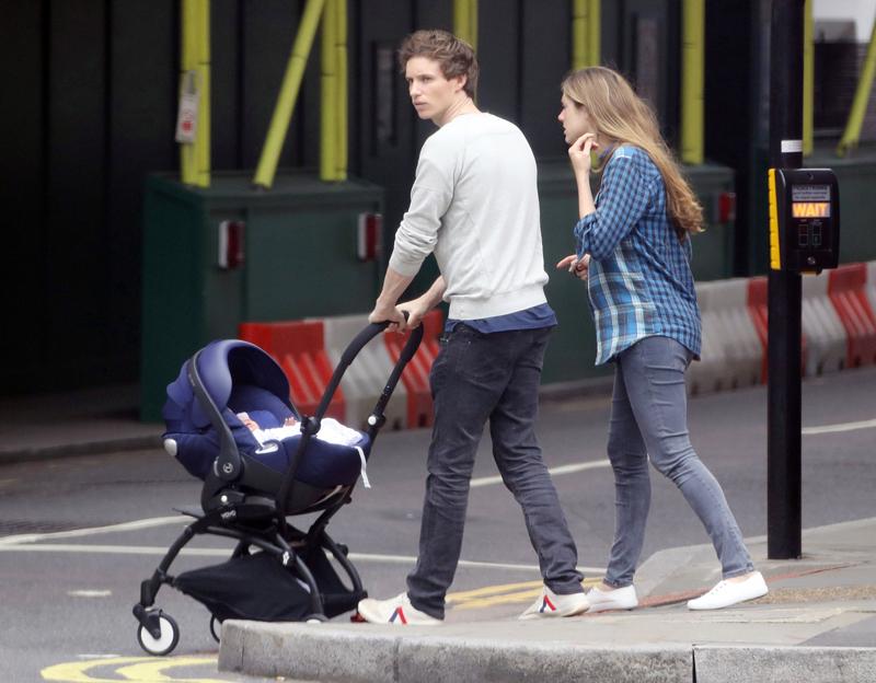Daddy Duty! New Father Eddie Redmayne Debuts Newborn Baby With Wife Hannah