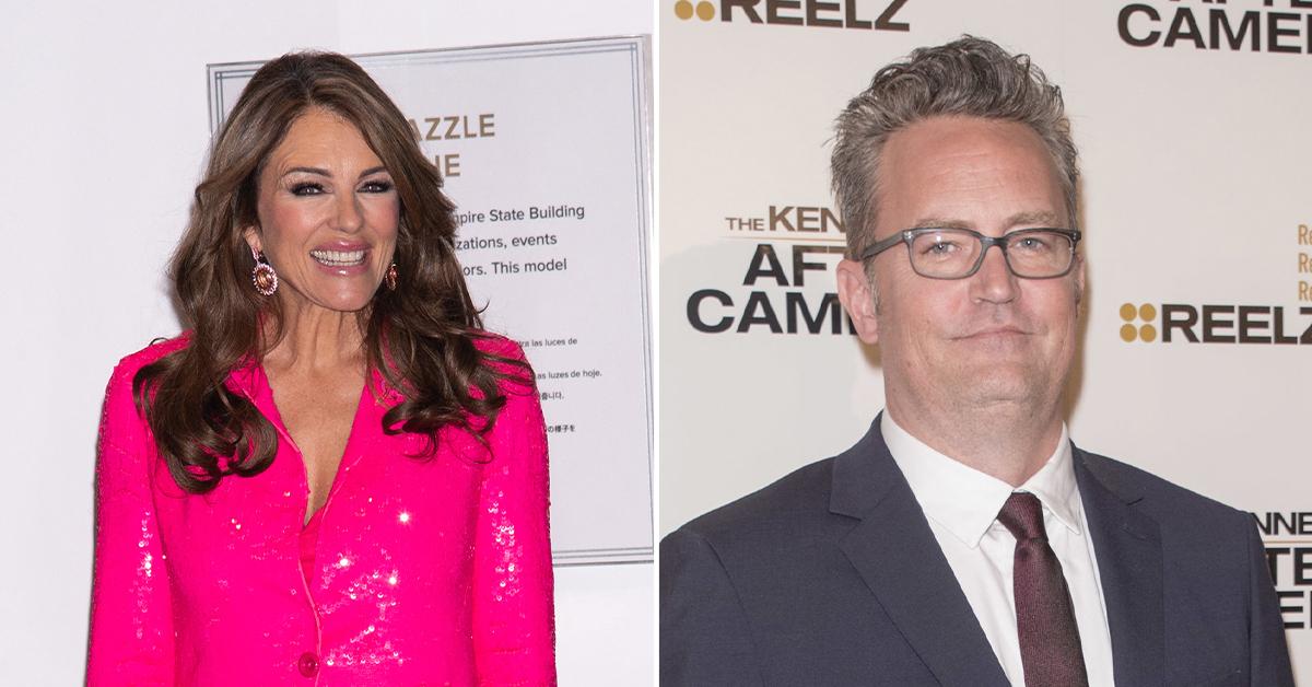 Elizabeth Hurley: Working With Matthew Perry Was A 'Nightmare'