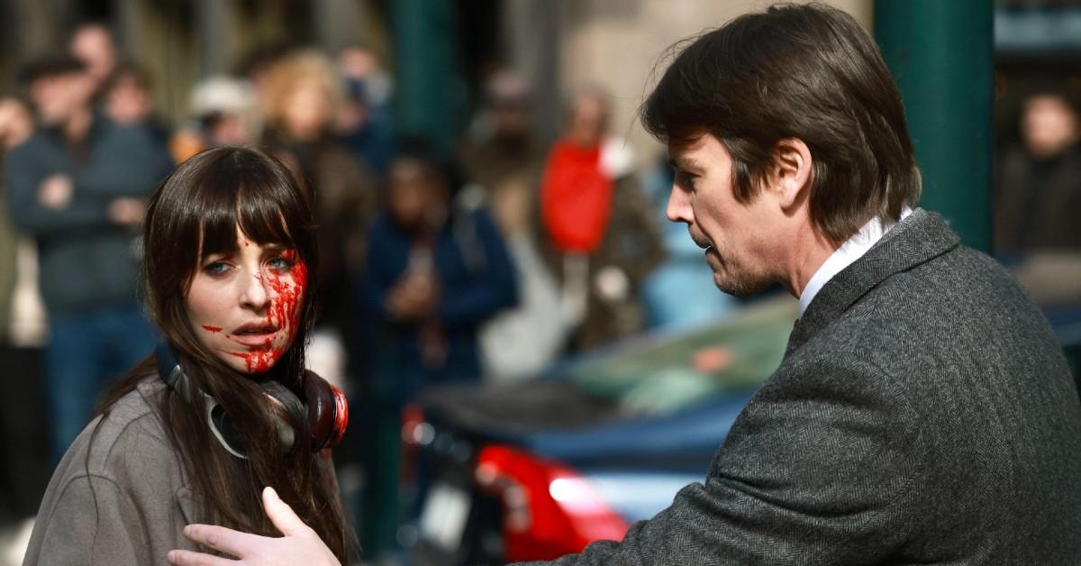 Dakota Johnson & Josh Hartnett Film Bloody Scene For 'Verity': Photos