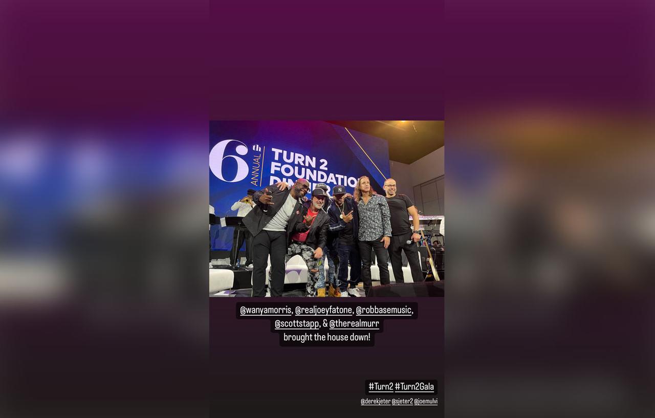 Scott Stapp, Joey Fatone Perform Derek Jeter's Turn 2 Foundation