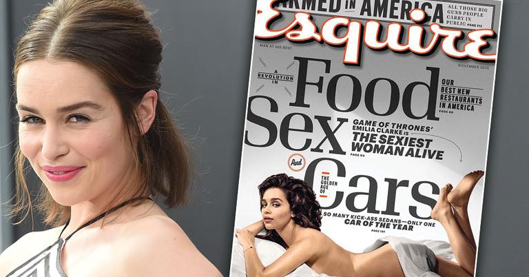 Esquire Names Emilia Clarke Their Sexiest Woman Alive See The Pics
