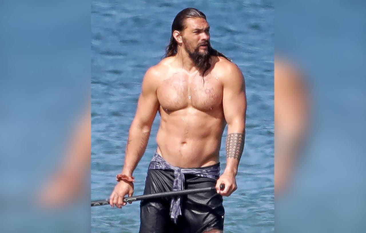 Jason Momoa Catches Waves & Rays In Hawaii: Photos