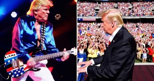 Donald Trump Posts AI Video Of Himself Rocking Out To Journey Song
