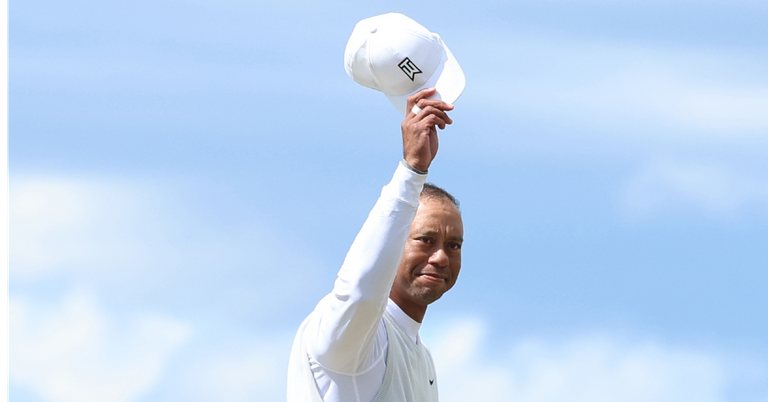 Tiger Woods Fights Tears In Emotional Moment At St. Andrews