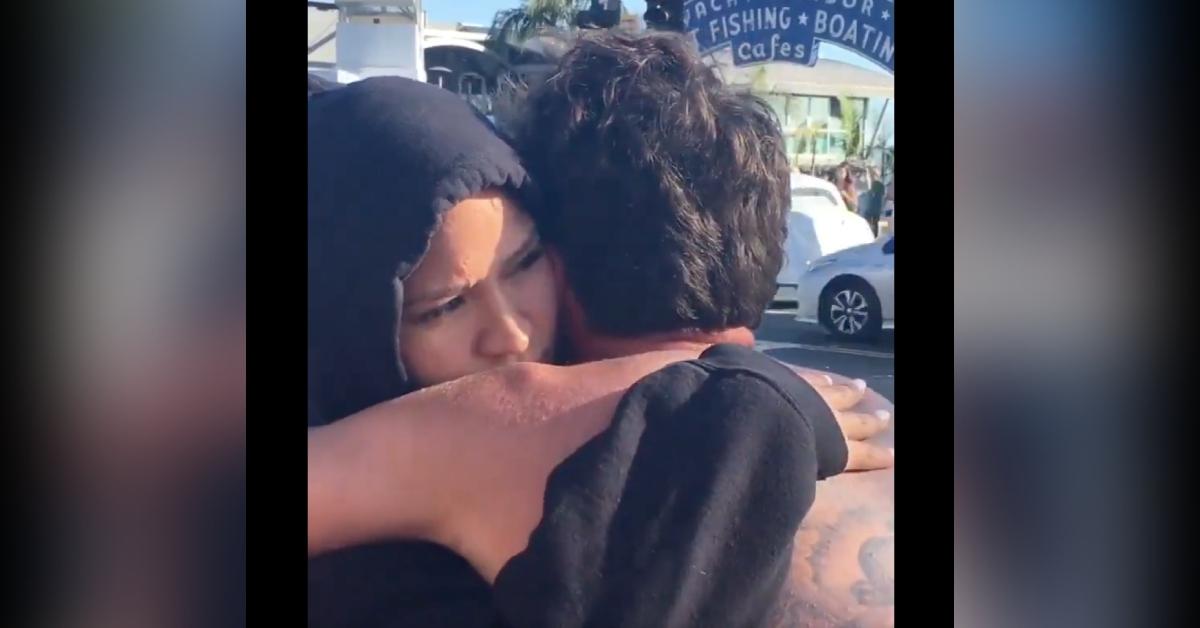Cassie Ventura Hugs Husband After He Ran Marathon For Domestic Violence