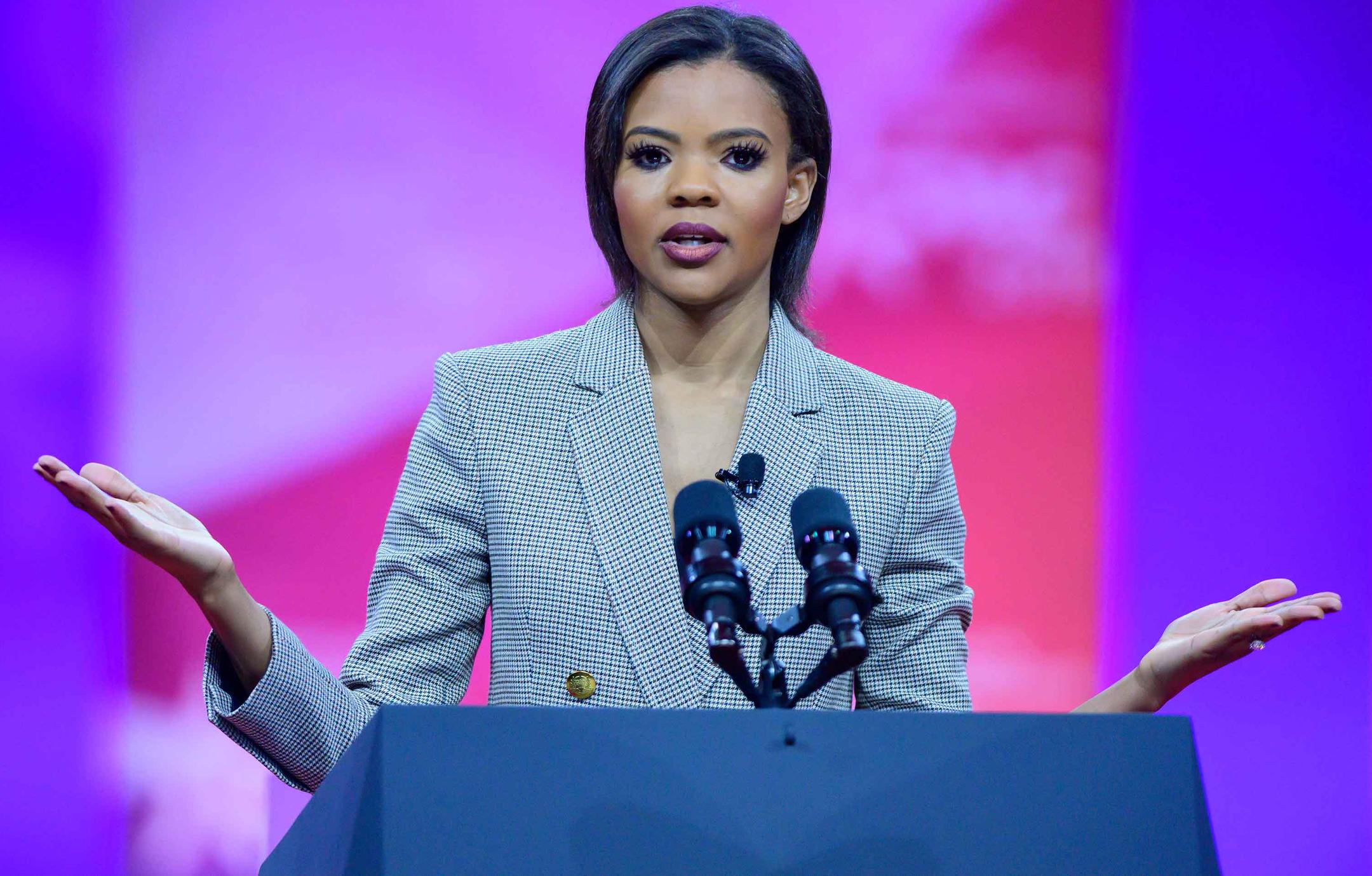 Kanye West & Ray J Both Step Out At Candace Owens' Premiere